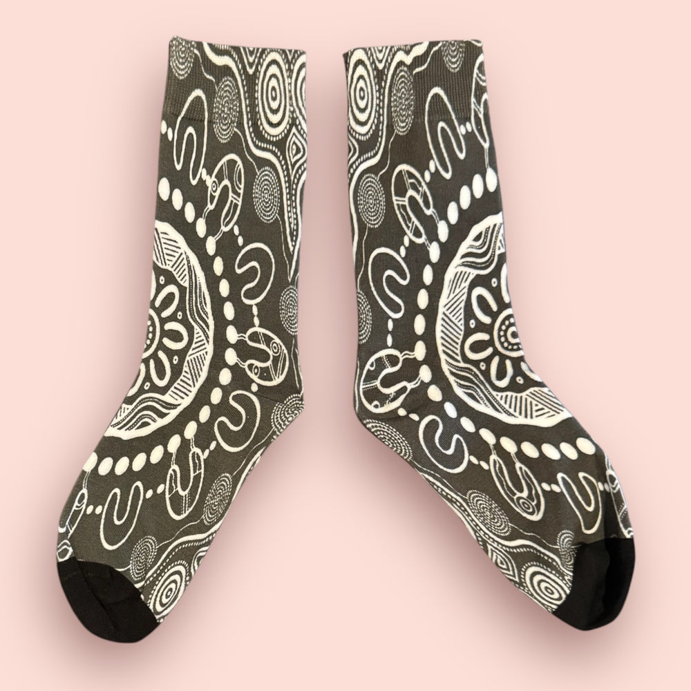 Kaarli - Australian Indigenous designs - ties, socks and bucket hats